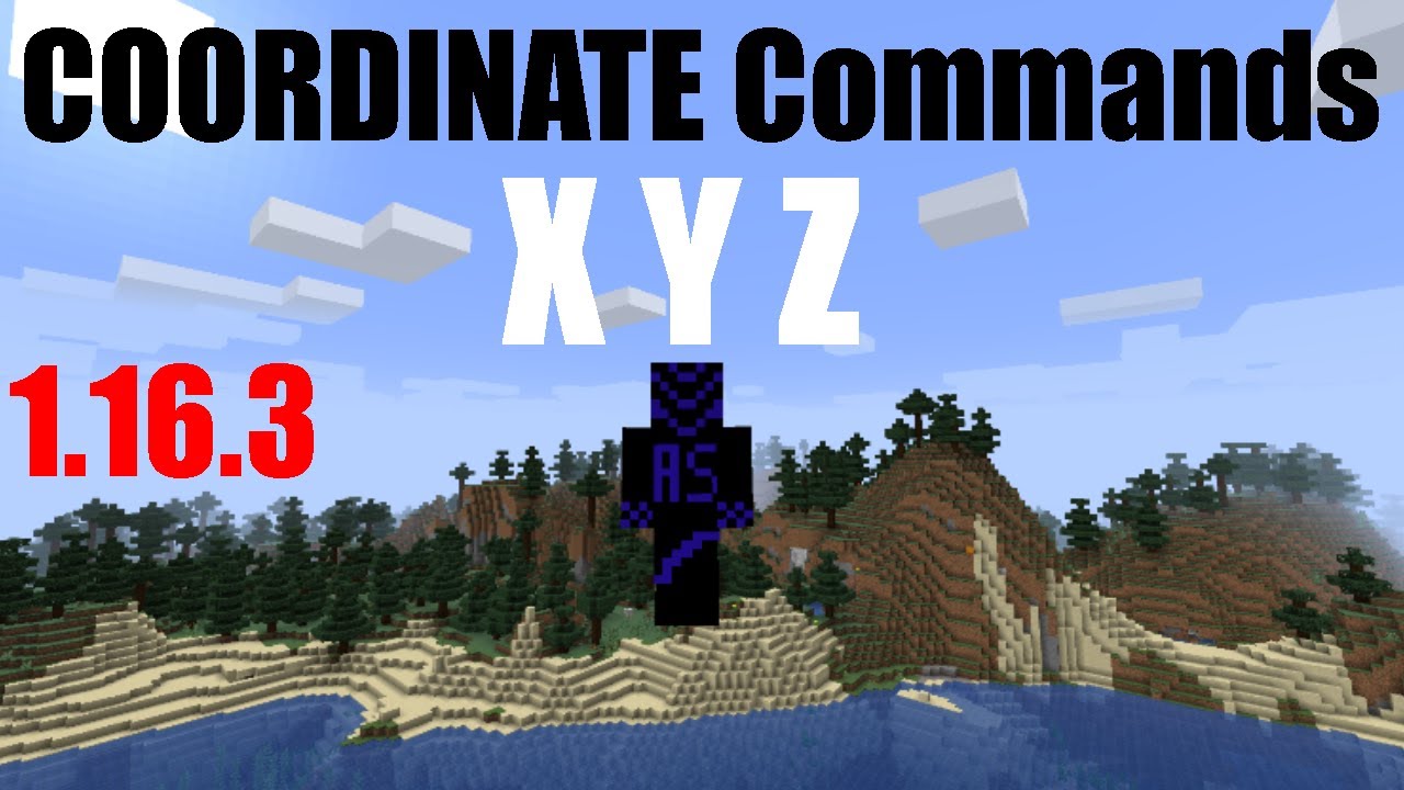 Minecraft 1.16.3 Comandi per le Coordinate - YouTube
