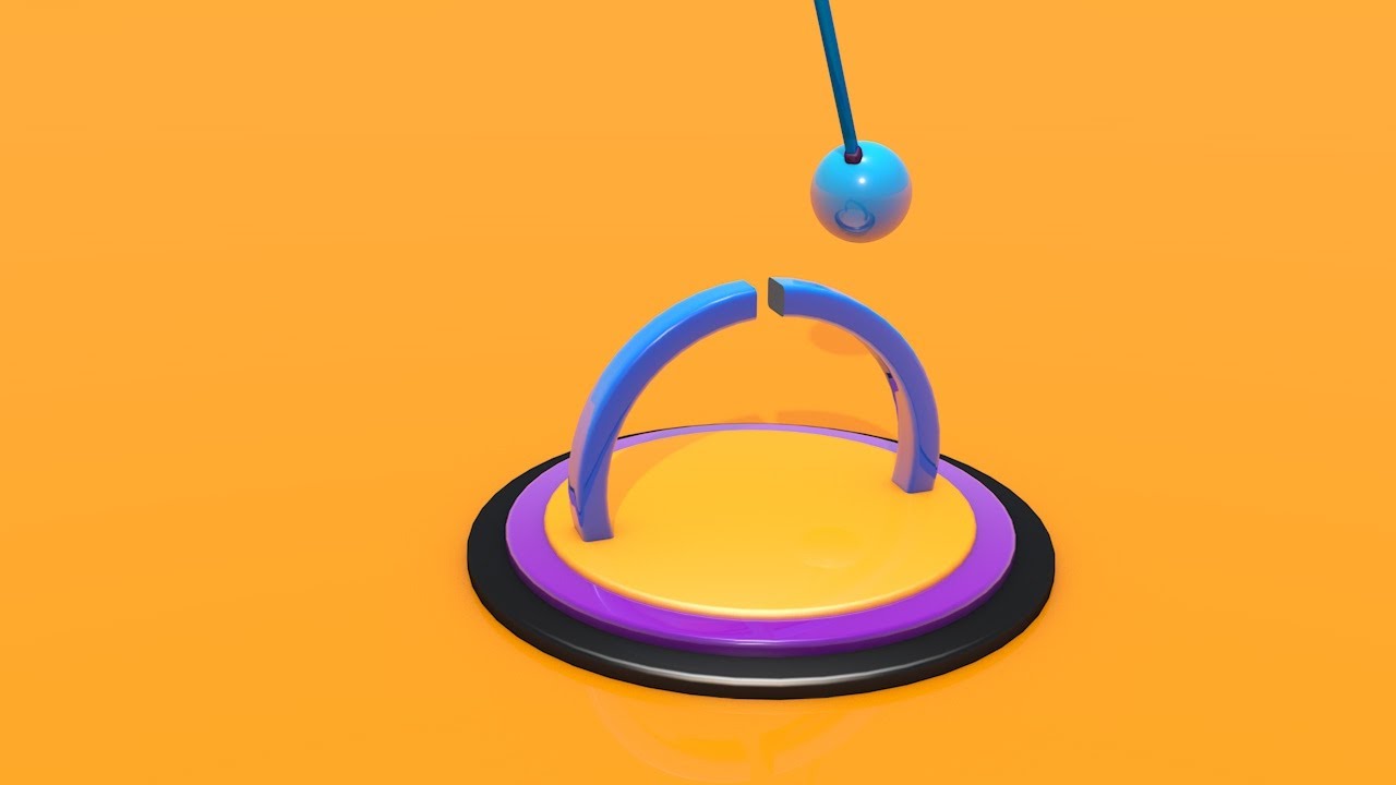 CINEMA 4D WAVES ROTATION RING ANIMATION - YouTube