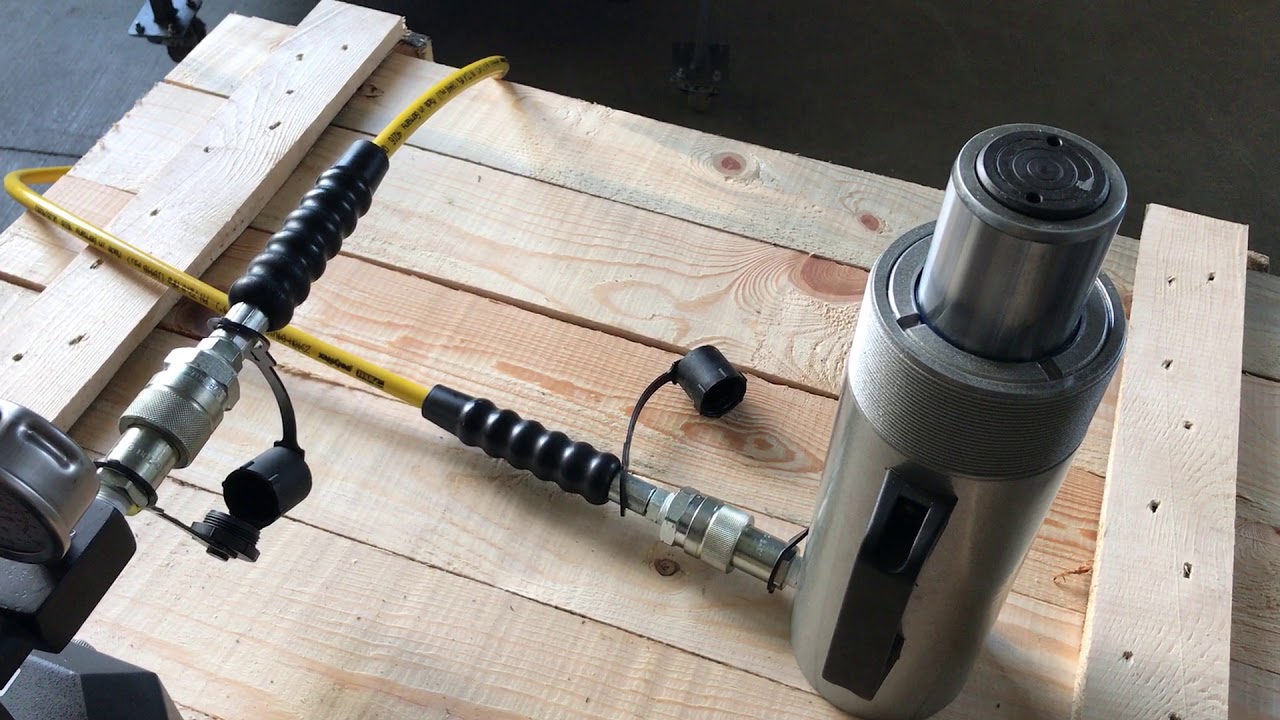 SPX FLOW PE102 Hydraulic Power Pack Application - YouTube