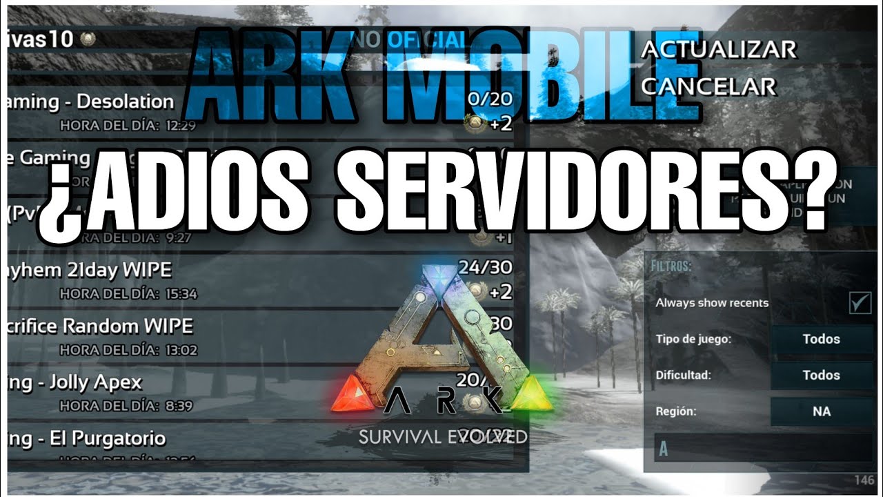 Cerraran los servidores de ARK MOBILE - YouTube