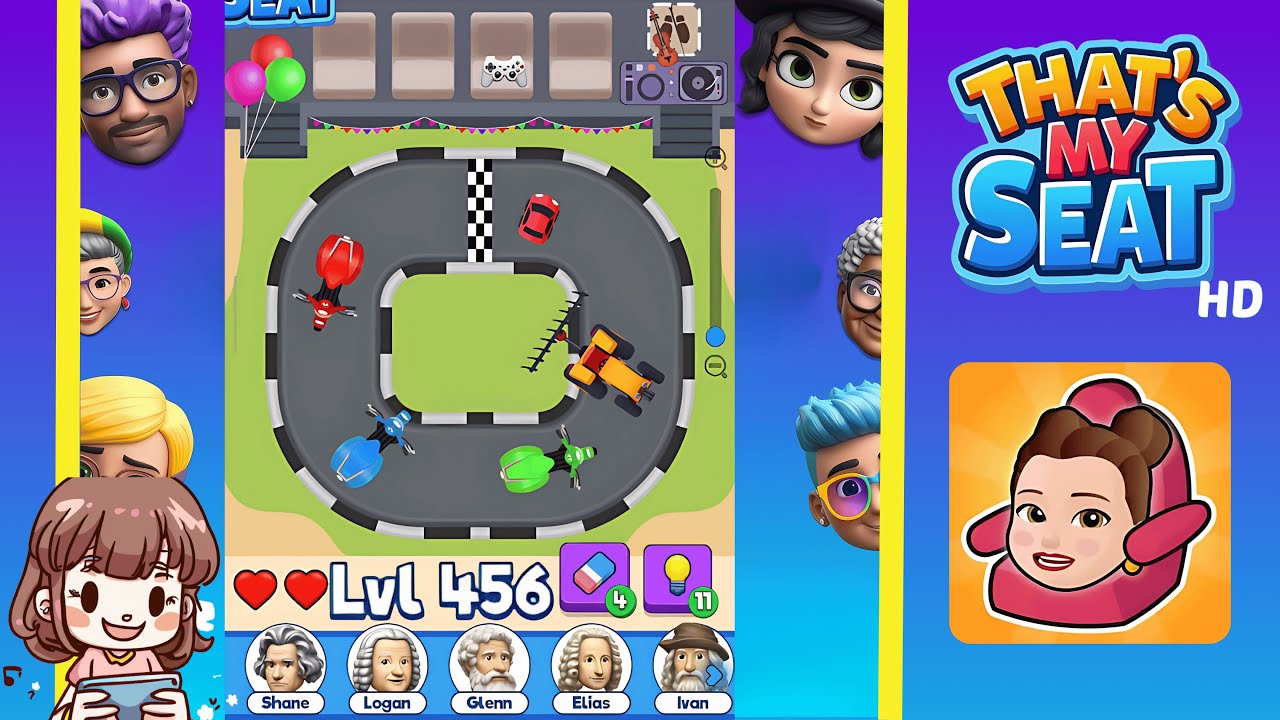 That's My Seat level 456 Solution Walkthrough - YouTube