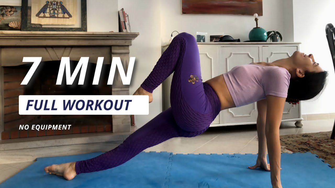 FULLBODY WORKOUT - EXPRESS | LUDOVICO EINAUDI + BONOBO | 7 MIN - YouTube