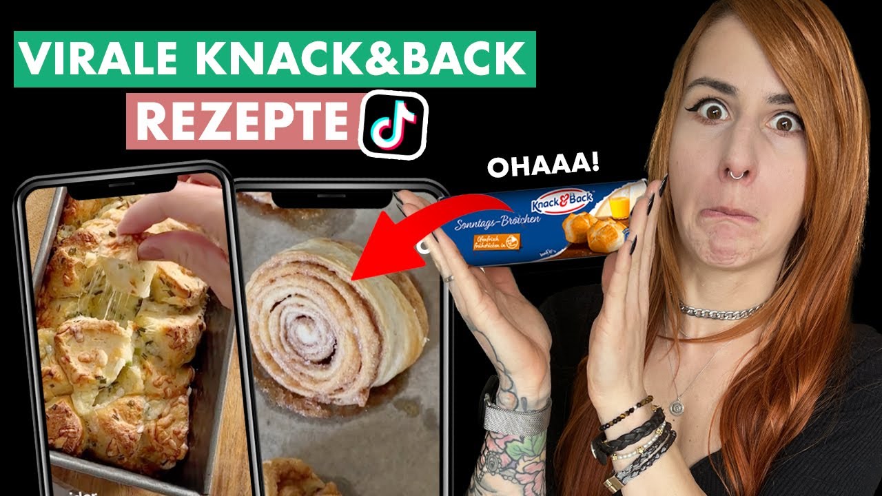 Ich teste NEUE VIRALE Knack & Back Rezepte von TikTok - YouTube