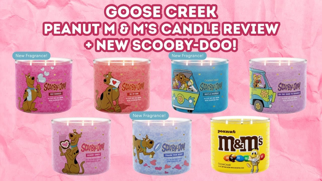 Goose Creek Peanut M & M's Candle Review + New Scooby Doo! - YouTube