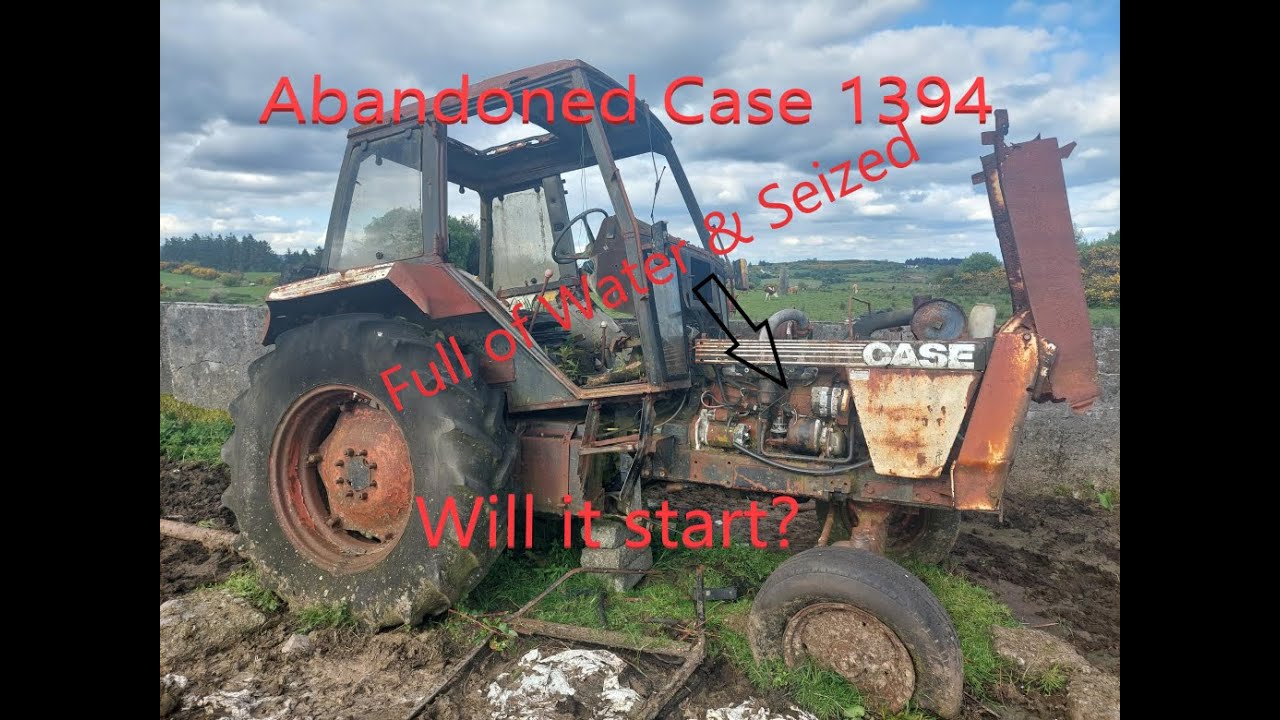 Will it Start? Abandoned Case (David Brown) 1394 - Full of water! Part ...
