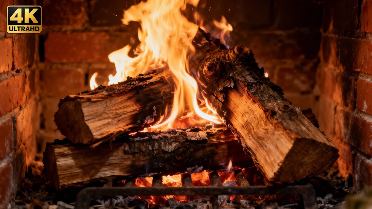 FIREPLACE 4K ULTRA HD | Cozy Fireplace for Relaxation & Sleep - YouTube