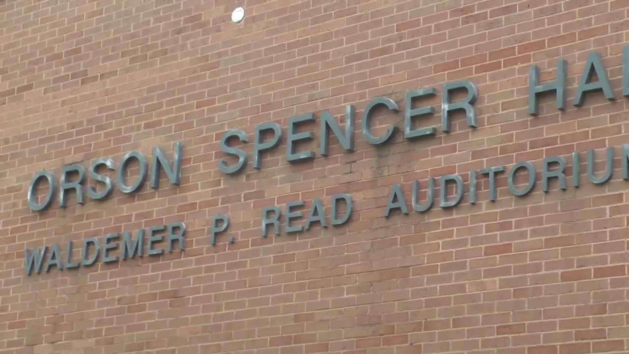 Orson Spencer Hall Postcard - YouTube