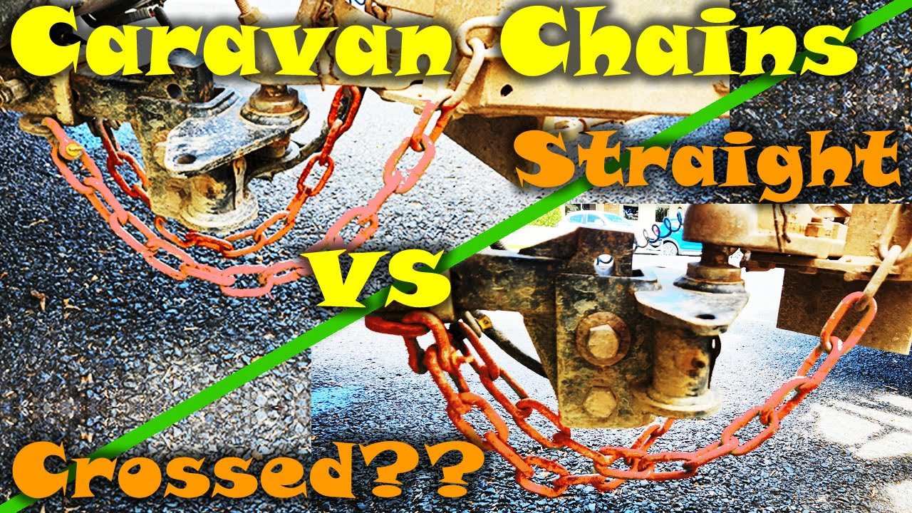 Towing chains - Straight vs Crossed over?? - YouTube