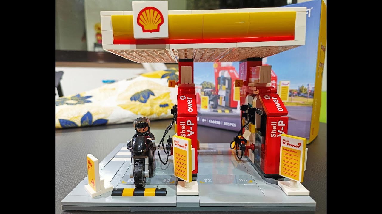 CADA Shell Gas Station Model C66028 - YouTube