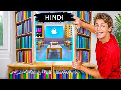 I Built a SECRET Apple Store in My Room! | Ben Azelart Hindi