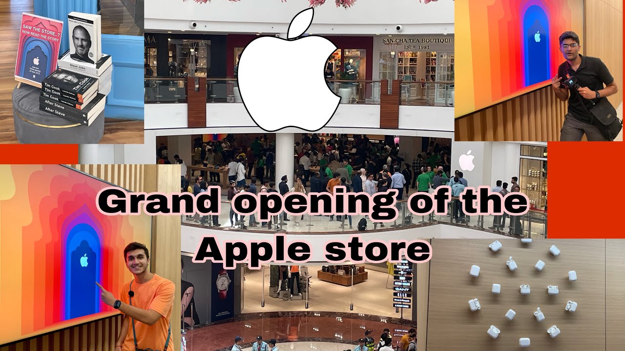 APPLE STORE SAKET, grand opening Vlog. - YouTube