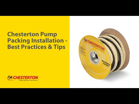 Chesterton Pump Packing Installation - Best Practices & Tips - YouTube