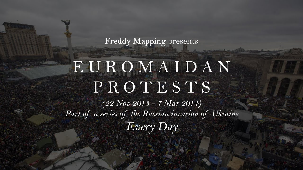 THE EUROMAIDAN PROTESTS : EVERY DAY - YouTube