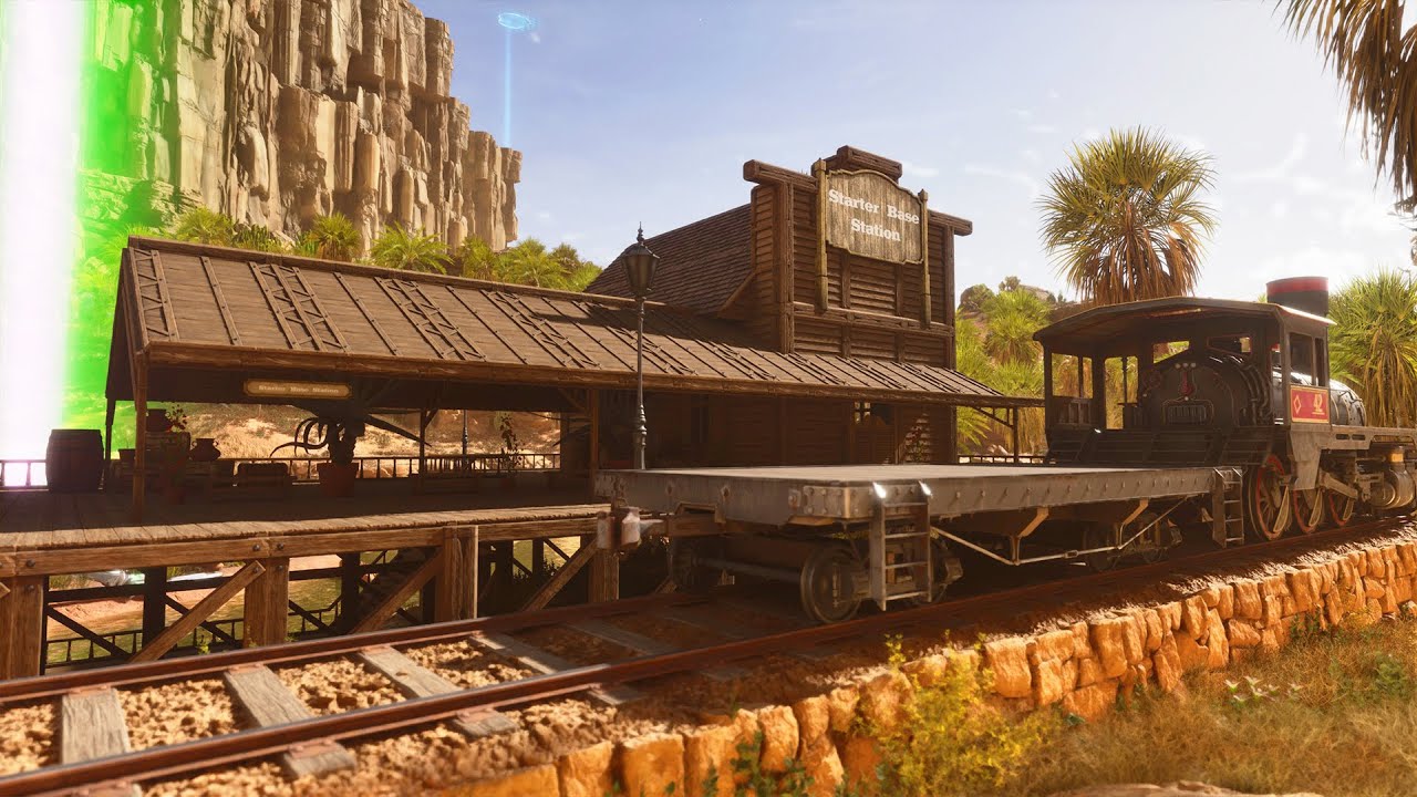 Let’s Build a Train Station in ARK: Survival Ascended! - YouTube