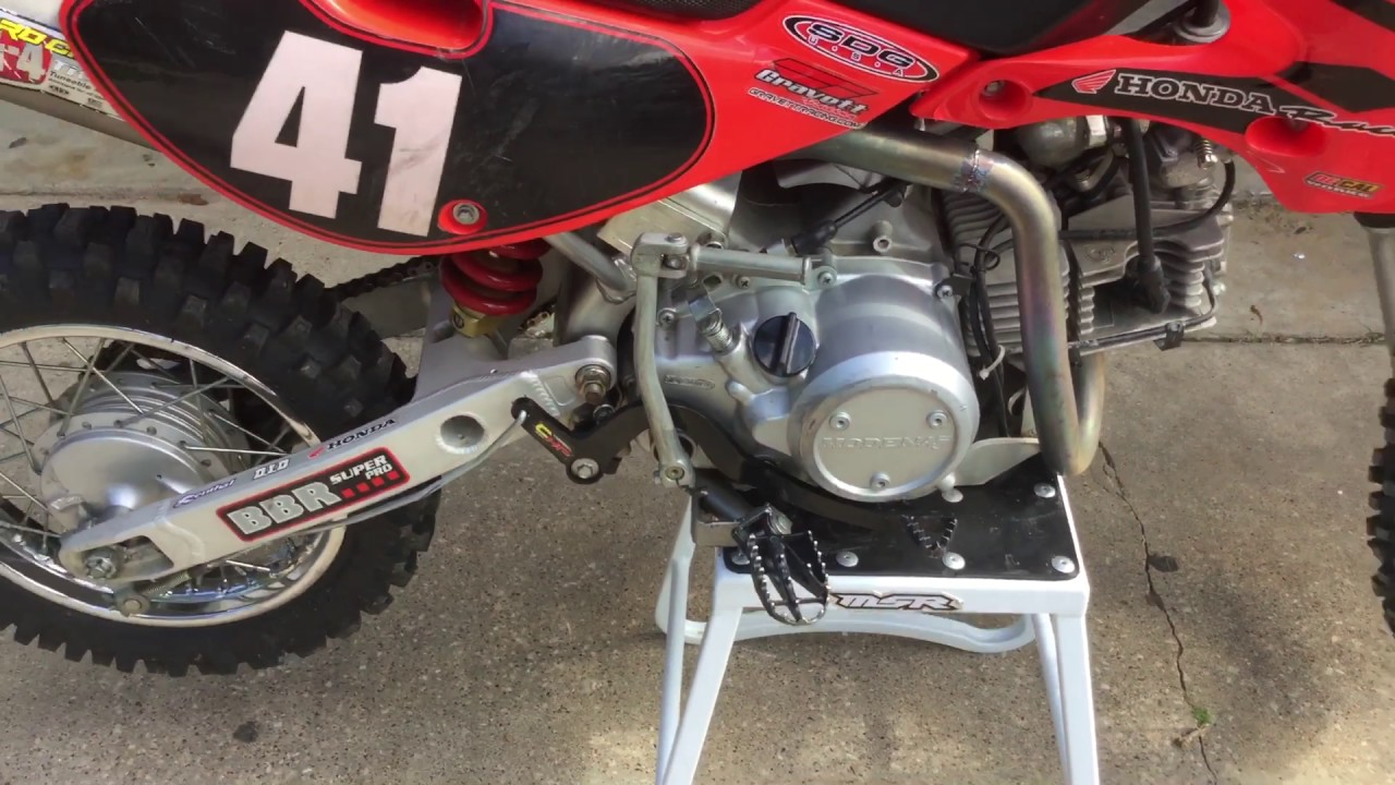 Fully mod klx 110 - YouTube