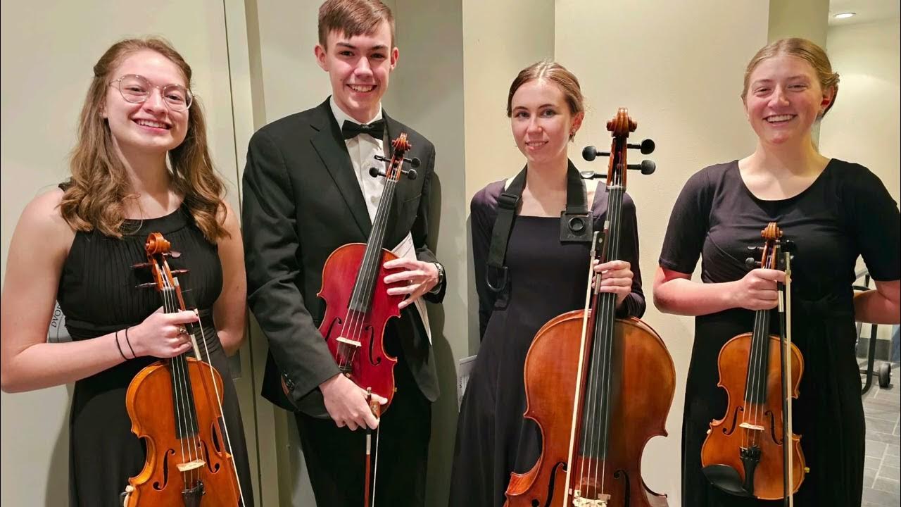 Dvorák String Quartet No. 12 (American) | ISM Student String Quartet - YouTube