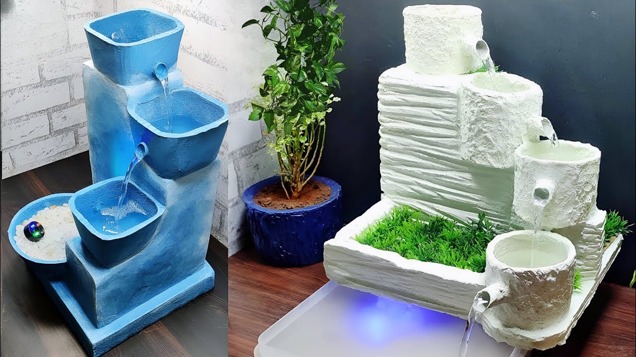 Cement Craft - Amazing Top 2 Indoor Tabletop Waterfall Fountains | Best ...