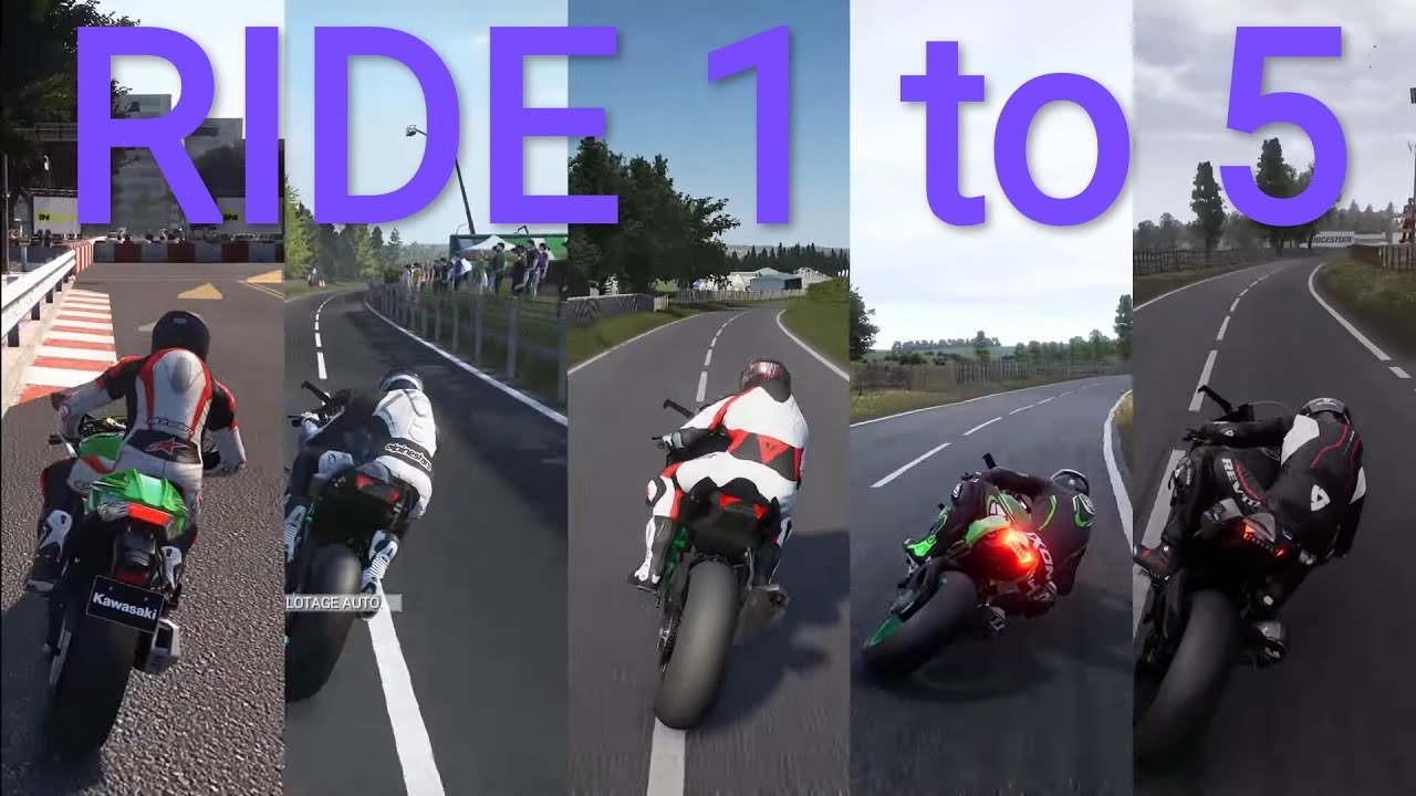 "Evolution of 'RIDE' Series: A 4K Journey from RIDE 1 to RIDE 5" - YouTube