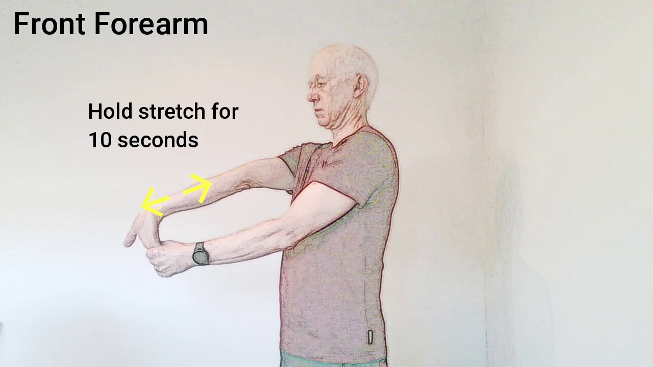 Front Forearm Stretch - YouTube