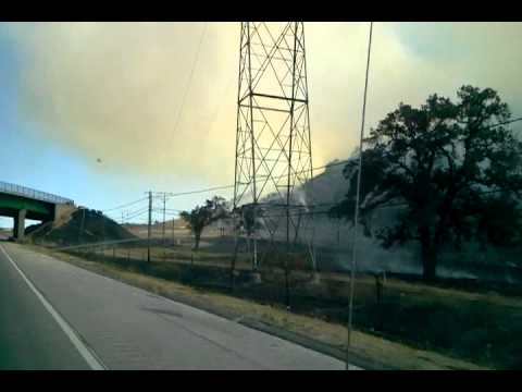 Tejon Ranch Fire near Lebec,CA. - YouTube