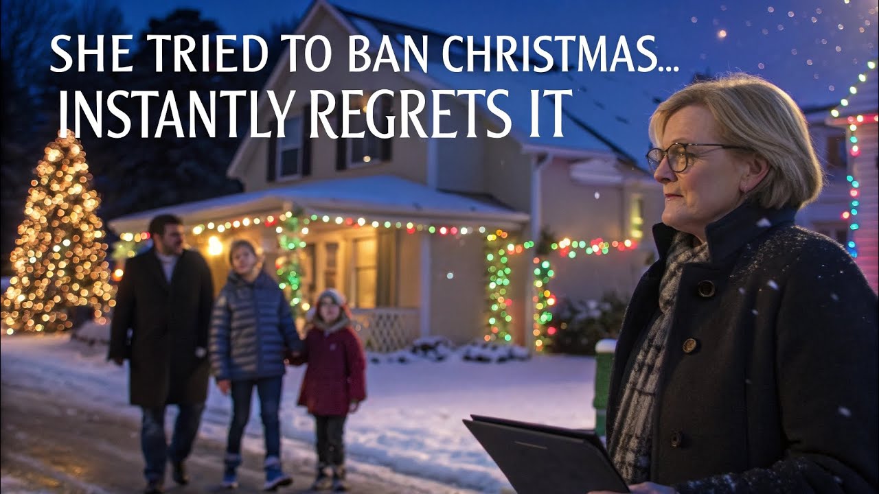 “Mean HOA Lady Tries to CANCEL Christmas – Instantly Regrets Everything ...