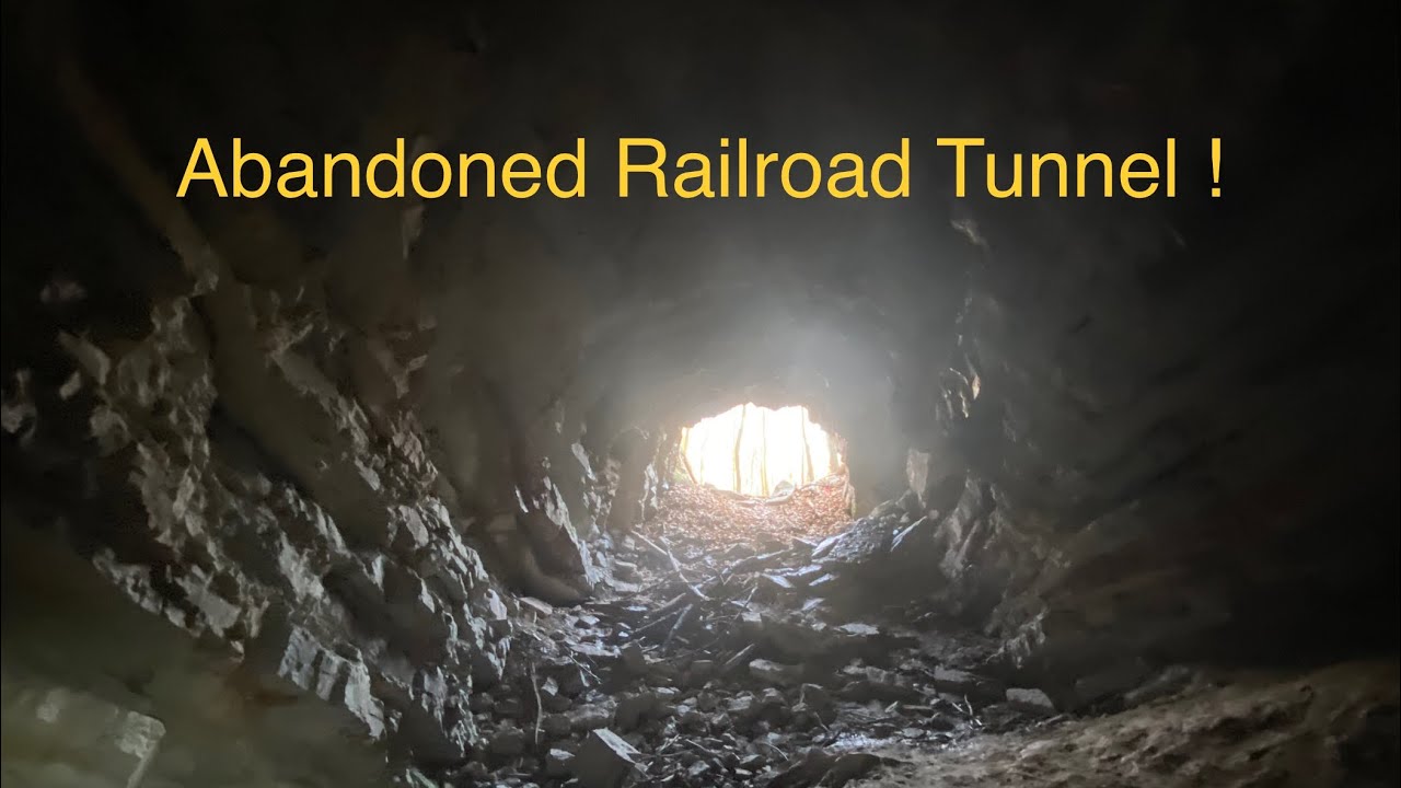 Exploring an abandoned railroad tunnel ! - YouTube