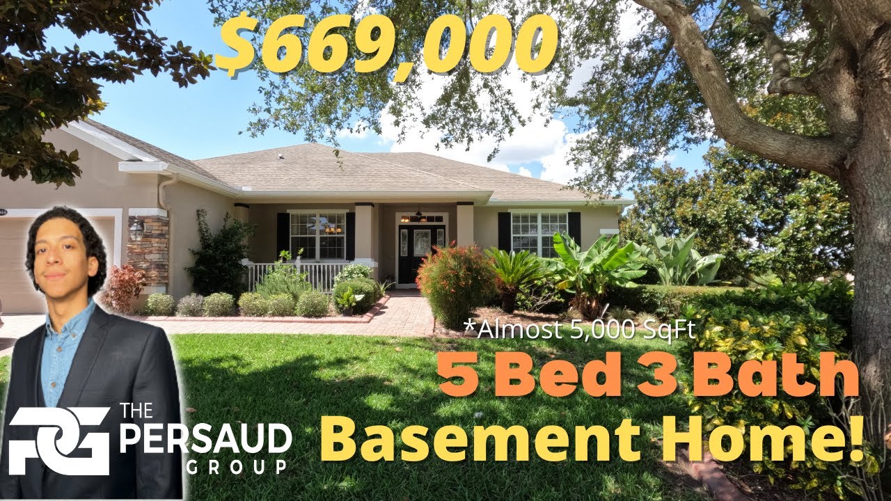 Almost 5,000 SqFt BASEMENT Home. Legends Golf Community |Clermont ...