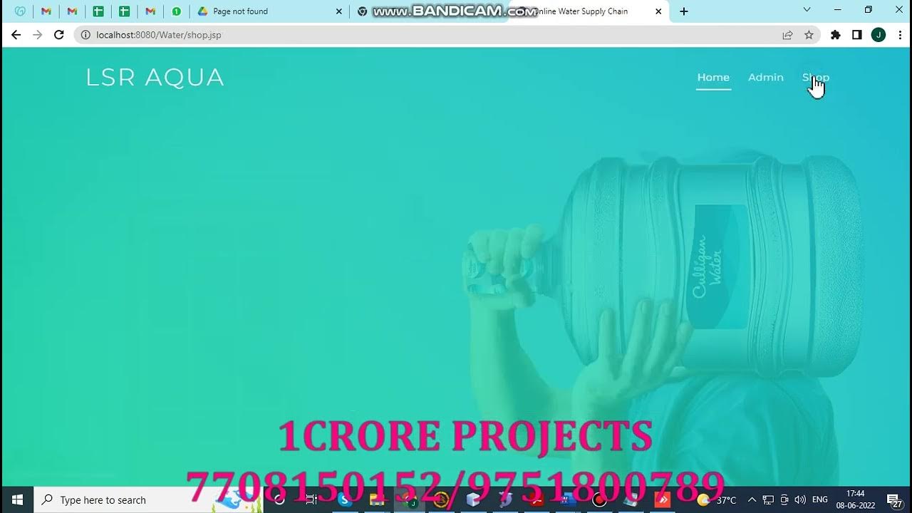 Online Water Supply Management System Using Java - YouTube