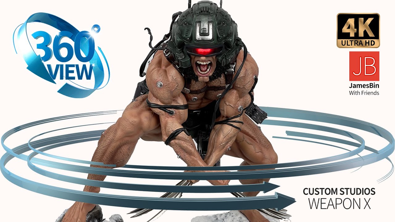 Wolverine Weapon x Statue Review ! | Custom 1/4 Marvel Resin X-Men ...