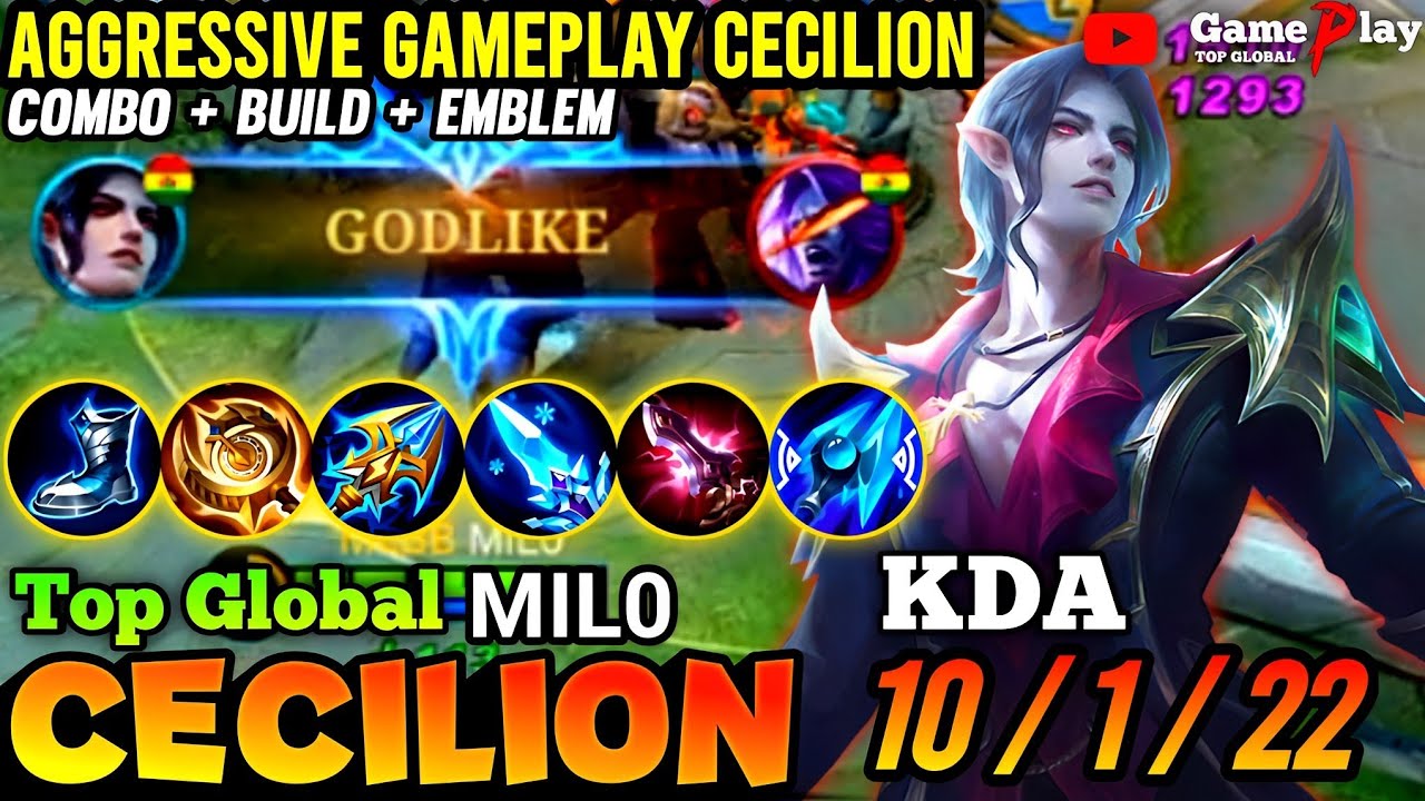 Best Build Cecilion 2023 - Gameplay Top Global Cecilion by [ MIL0 ] Top ...