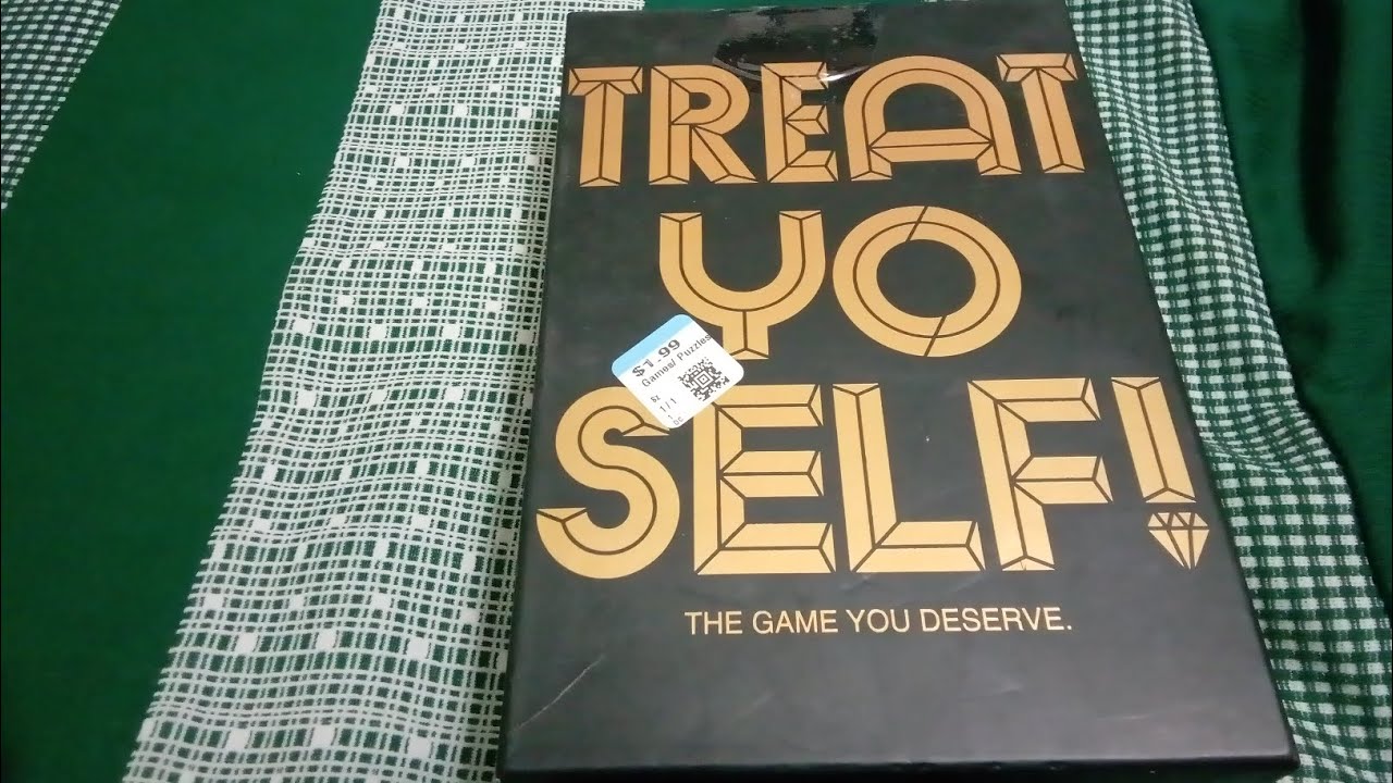Unboxing Treat Yo Self card game - YouTube