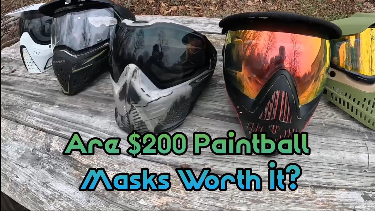 Are $200 Paintball Masks Worth It? - YouTube