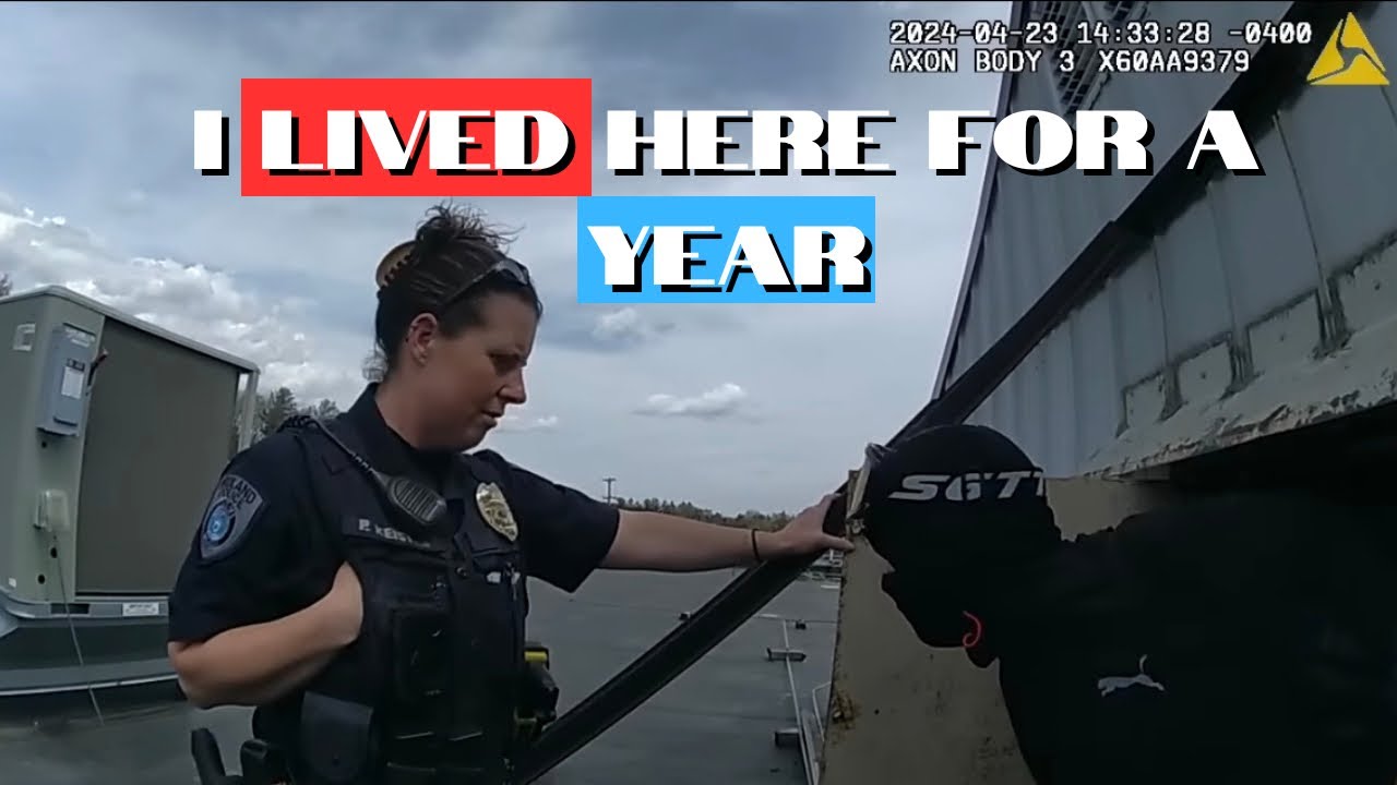 Entitled Roof Ninja living on top of a Grocery store sign - YouTube