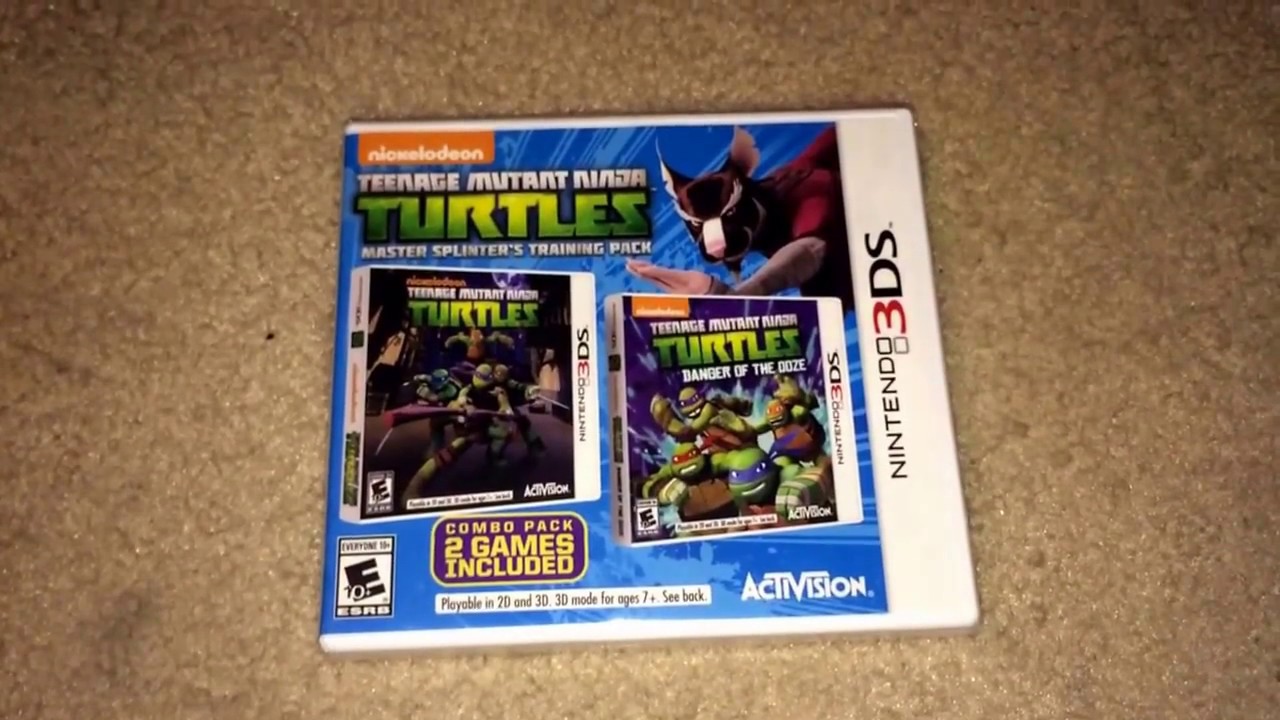 Nintendo 2DS 3DS Teenage Mutant Ninja Turtles Master Splinter 2 Pack ...