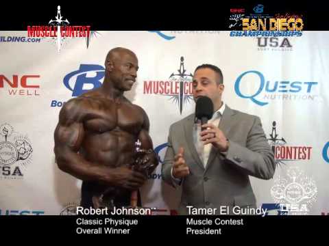 2016 NPC San Diego Championships Overall Classic Physique Winner Robert ...