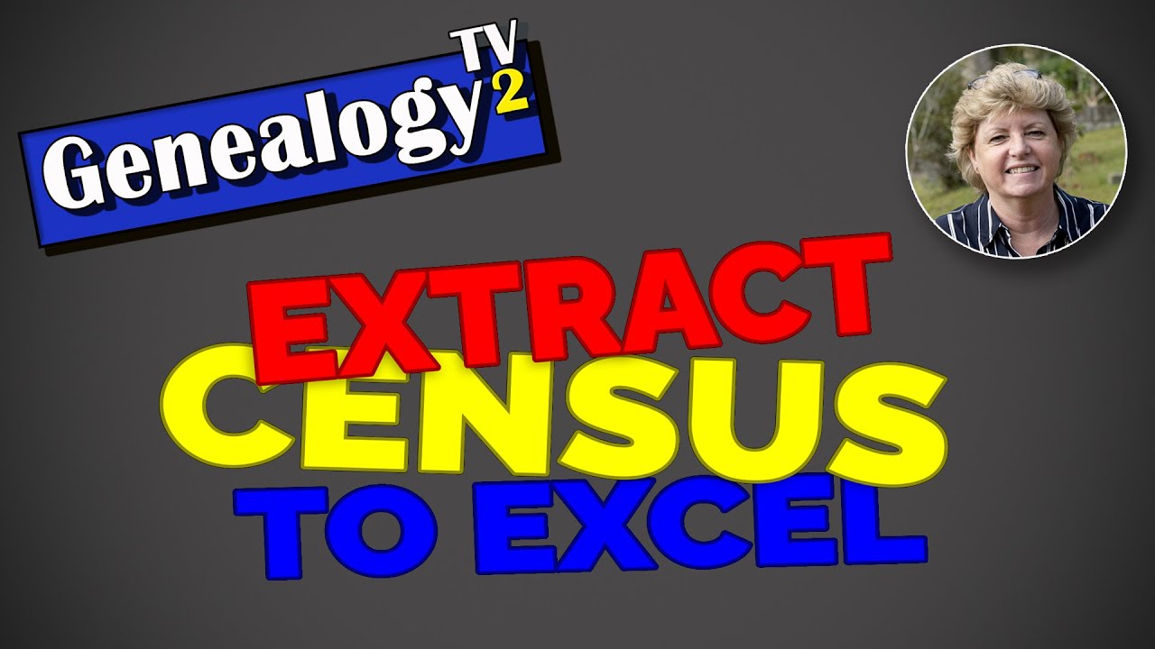 Extract Census from Ancestry to Excel for North Carolina Family History ...