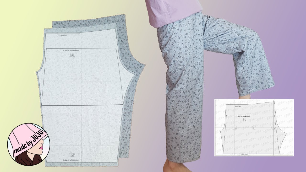 How to Make Pajama Pants Bottom l Now you can make it easily l Free ...
