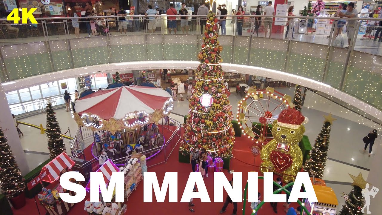[4K] SM Manila Walking Tour - YouTube