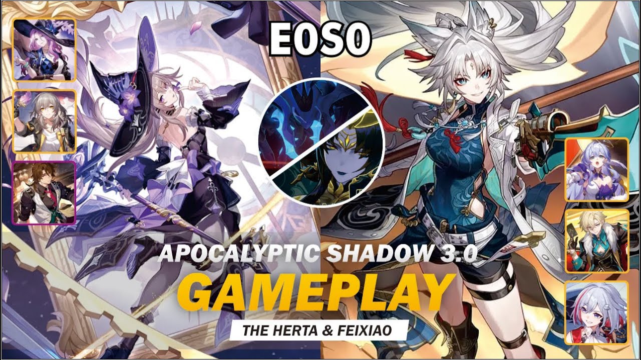 Apocalytic Shadow HSR 3.0 E0S0 The Herta True Damage & E0S0 F.A.R.T ...