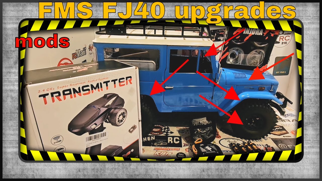 FMS fj40 land cruiser upgrades, mods, and after market parts. - YouTube