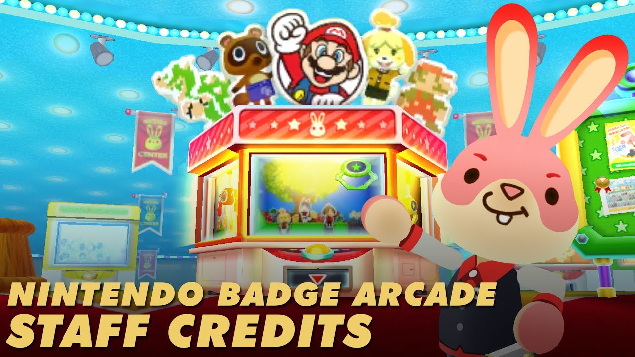 Nintendo Badge Arcade Staff Credits - YouTube