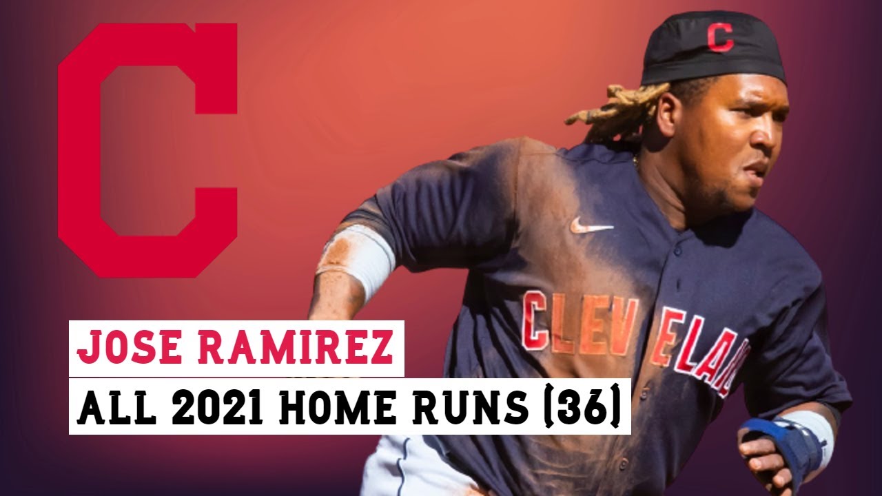 Jose Ramirez (#11) All 36 Home Runs of the 2021 MLB Season - YouTube