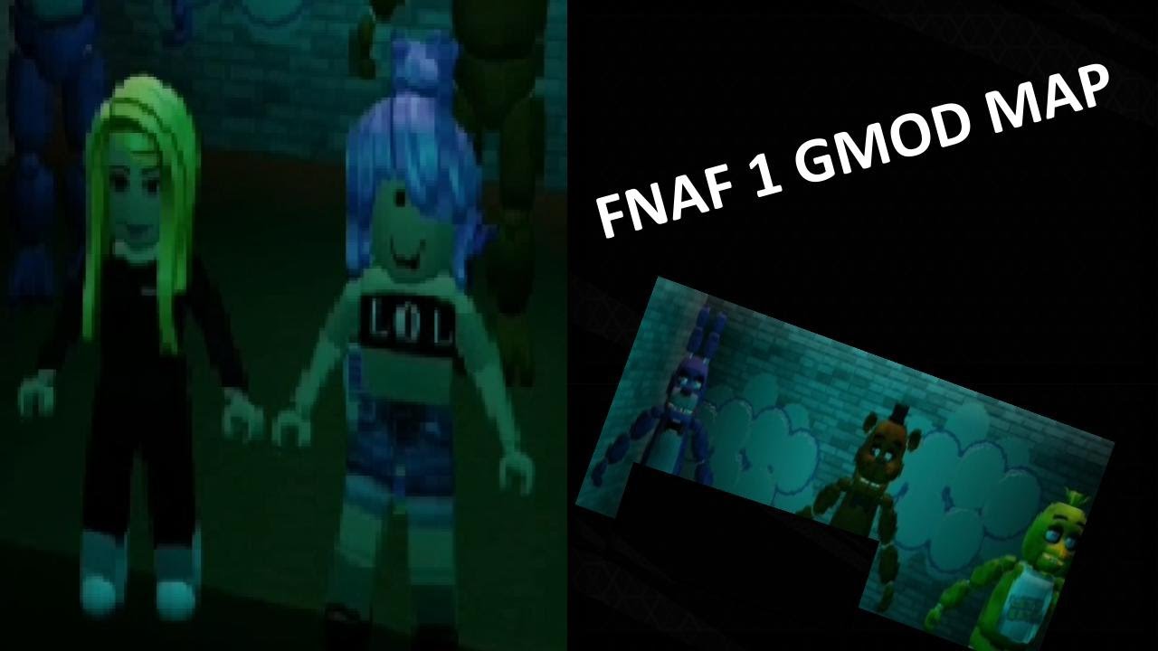 jugando FNAF 1 GMOD MAP - YouTube