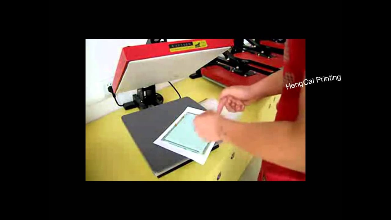 Heat Press Machine for Glass - YouTube