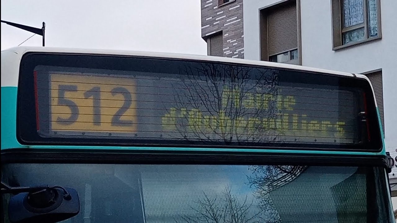 Ligne de bus 512 Ratp Supprimé Le 1er juin 2022 - YouTube