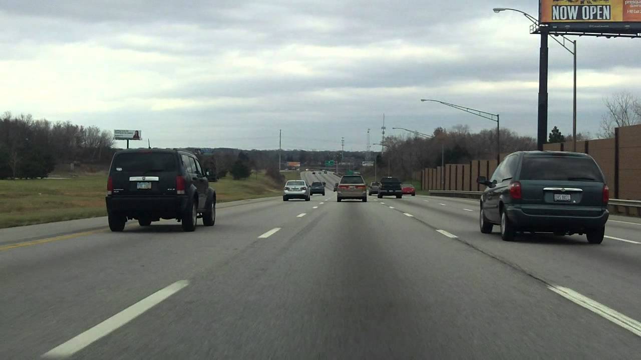 South Outerbelt Freeway (Interstate 480 Exits 20 to 26) eastbound - YouTube