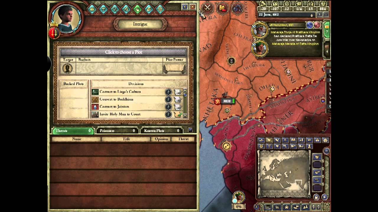 CK2 India & Outia S01 E03 Gravelkind!!!!! - YouTube