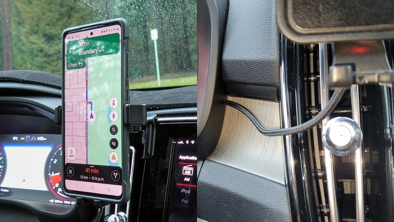 Volvo XC40 (2019-2026): Phone Holder With Wireless Charging ...