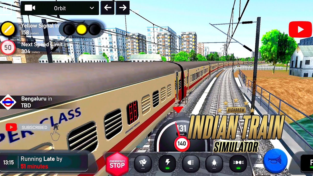 Valsad to Bangalore with utkrisht express || indian train simulator ...