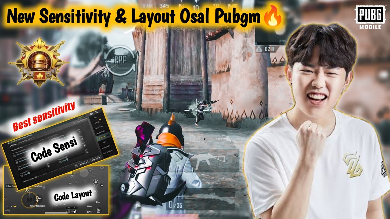 Best🔥Osal Sensitivity Code & Layout Code 2023 | Sensitivitas PUBG ...